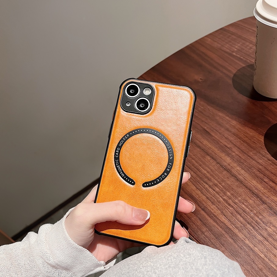 PU+TPU case magnetic smartphone case magnetization suction