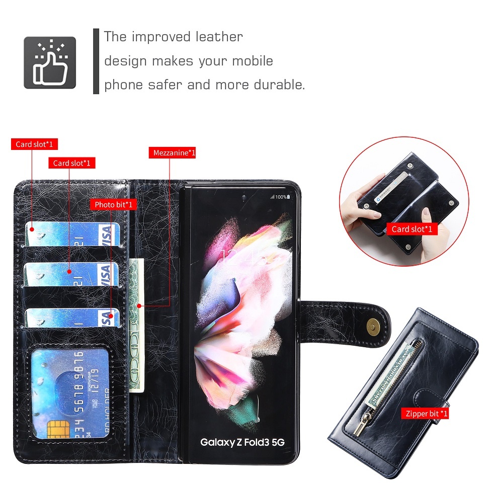 Leather Folding mobile phone case PC PU